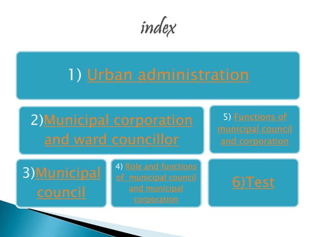 Rural and urban administration | PPTX