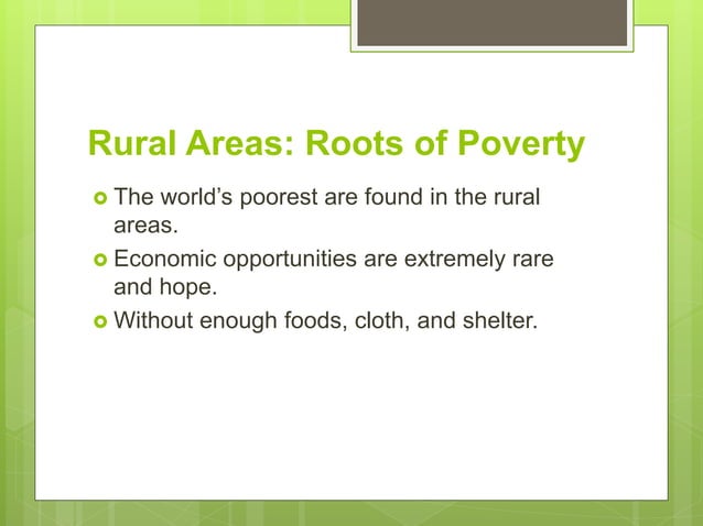 Rural and urban development | PPTX | Agriculture | Industries