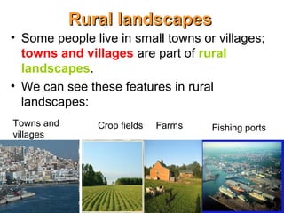 Rural and urban landscapes | PPT