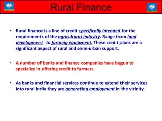 Rural banking in india | PPTX