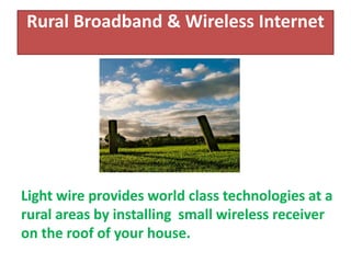 Rural broadband | PPT