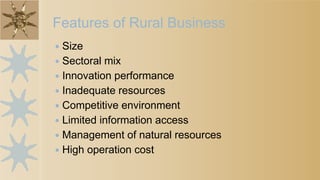 Rural business in india | PPTX