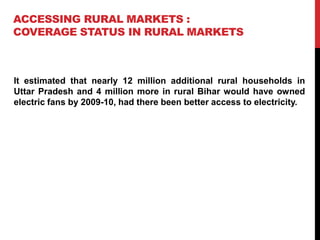 Rural Marketing Channel - Consumer Durable | PPTX