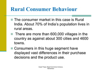 Rural consumer behaviour | PDF