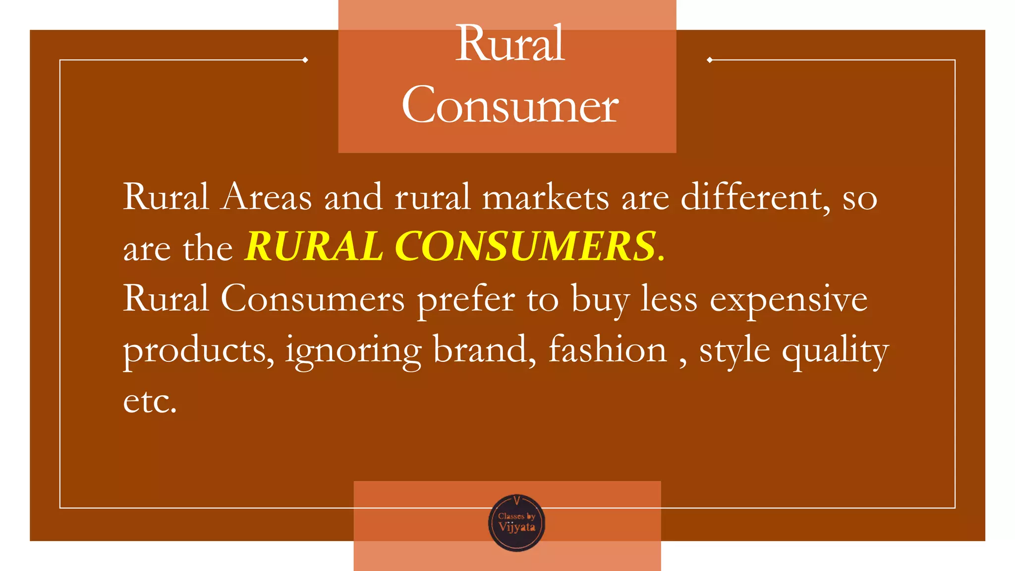 Rural Consumer Behaviour | PPTX