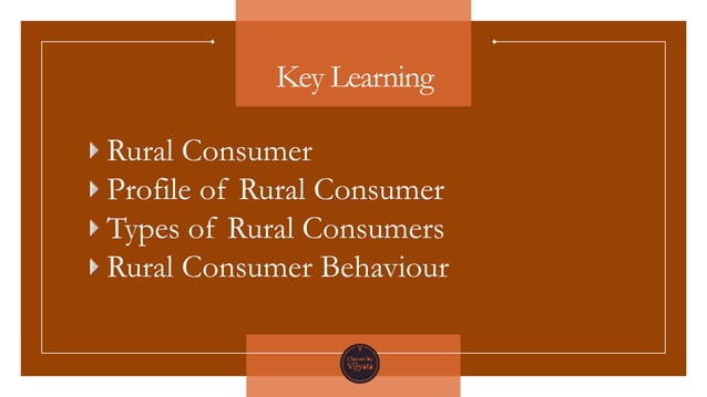 Rural Consumer Behaviour | PPTX | Business and Finance