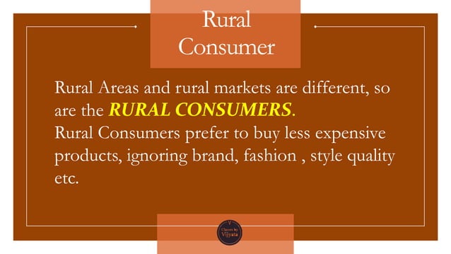 Rural Consumer Behaviour | PPTX | Business and Finance