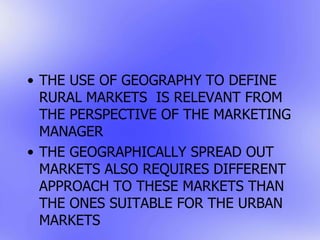 Rural definition | PPTX