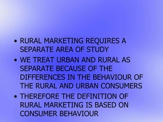 Rural definition | PPTX