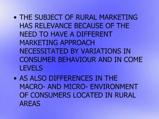 Rural definition | PPTX