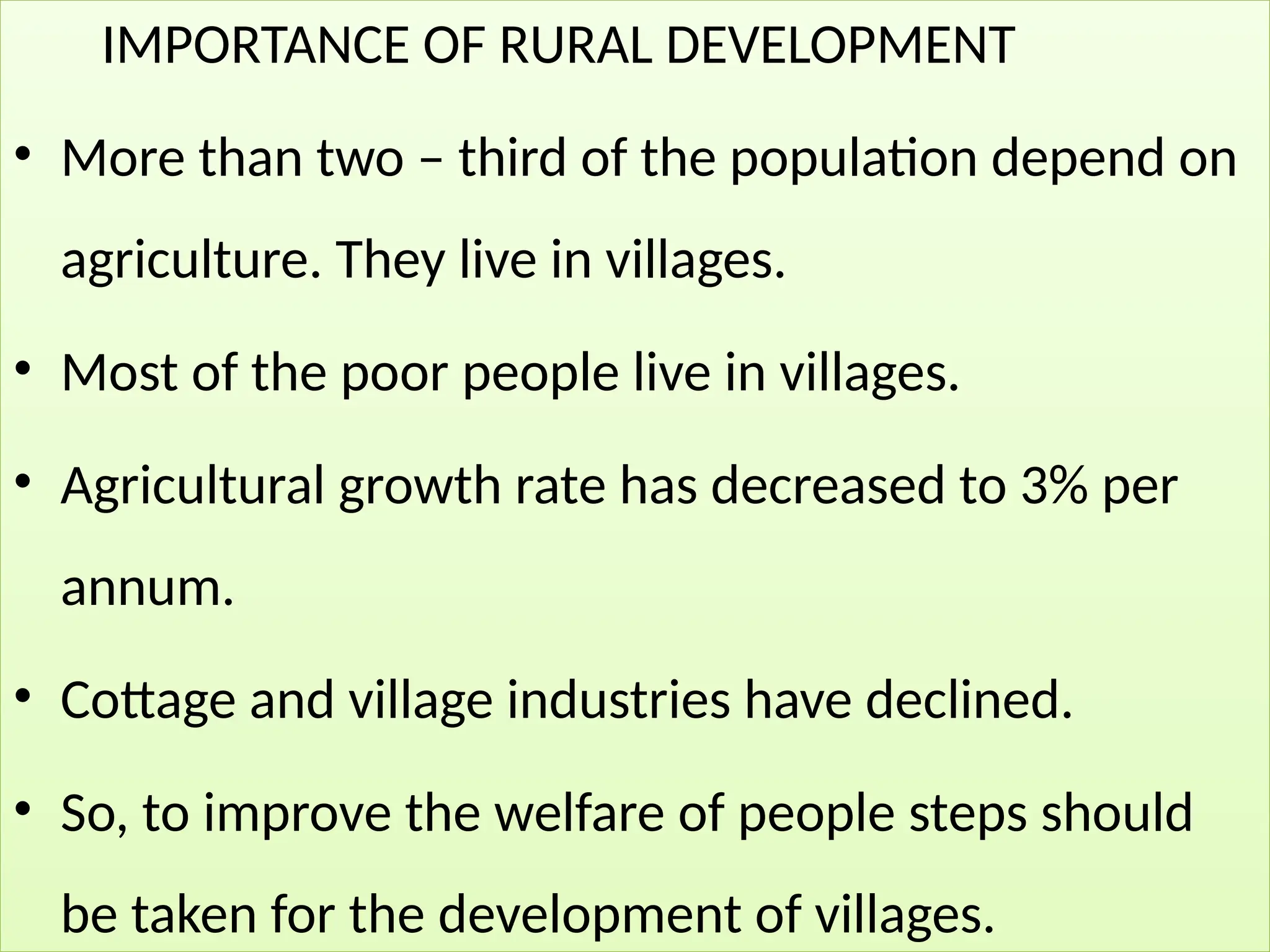 RURAL DEVELOPMENT for class 12 economics | PPTX