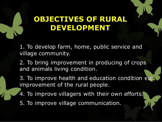 Expectations vs Reality - Rural development