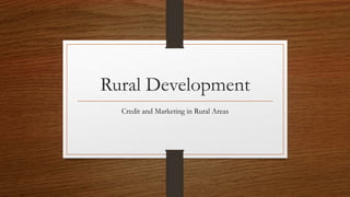 Rural development in India | PPT