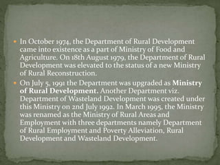 Rural development | PPTX