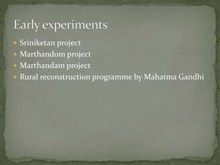 Rural development | PPTX | Agriculture | Industries