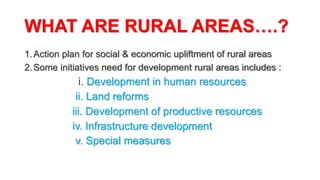 Rural development.pptx | Agriculture | Industries