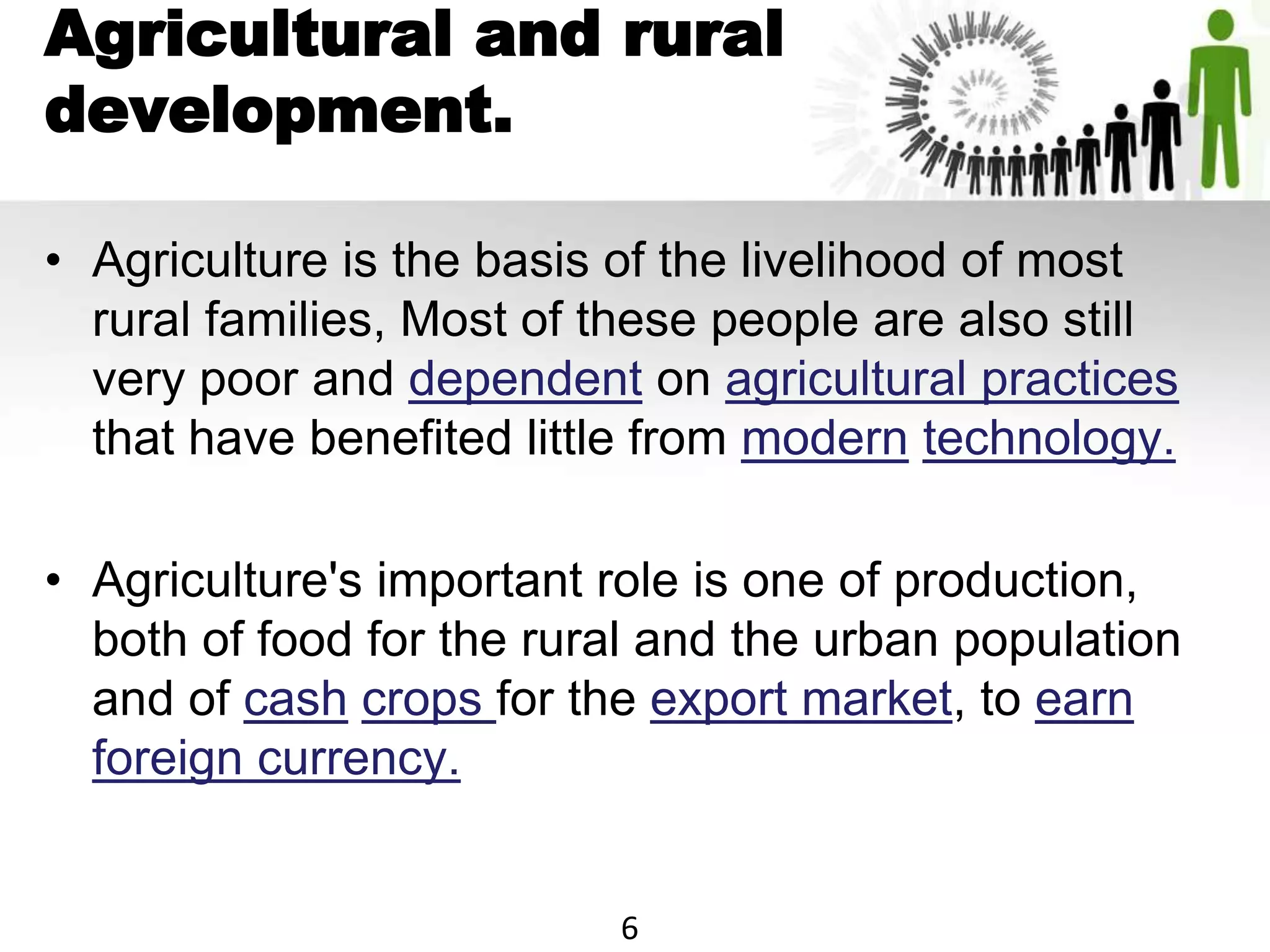 Rural development and agricultural extension | PPTX