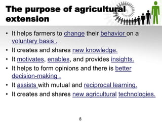 Rural development and agricultural extension | PPTX