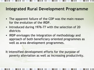 Rural development approaches | PPT