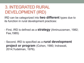 Rural Development Approaches and Strategies | PPTX
