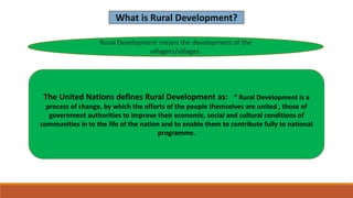 Rural development concept according to BARD | PPTX