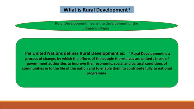 Rural development concept according to BARD | PPTX