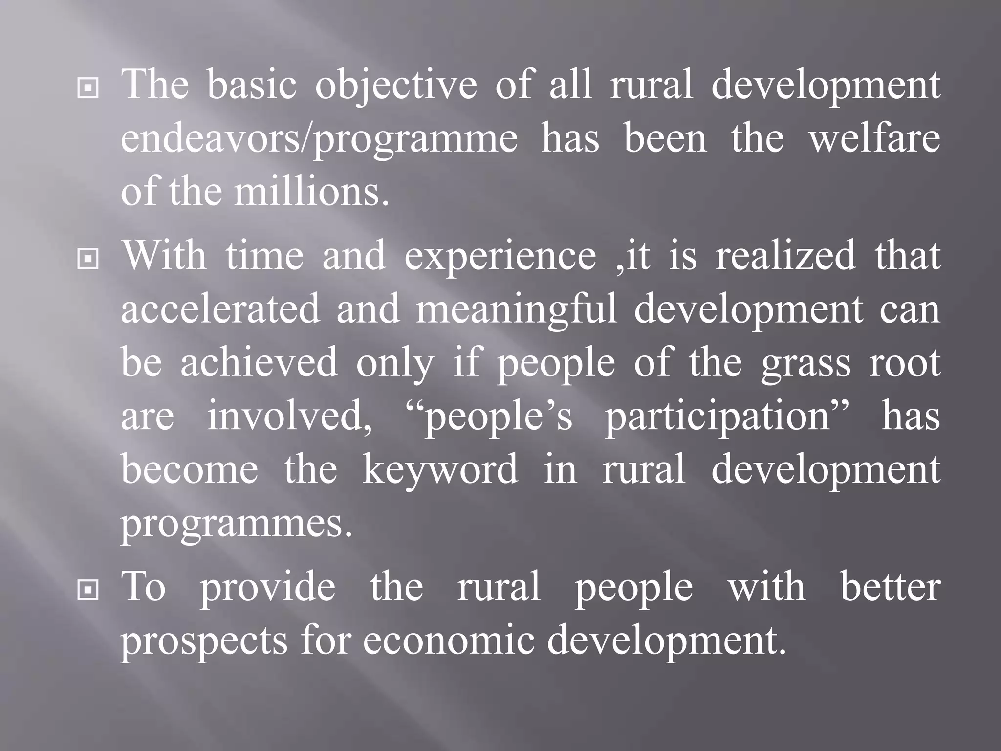 Rural Development Concept& Definitions | PPTX