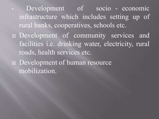 Rural Development Concept& Definitions | PPTX