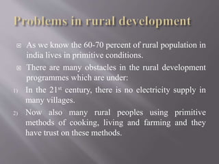 Rural Development Concept& Definitions | PPTX