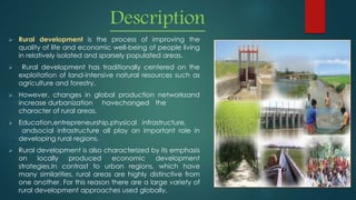 Rural Development in bangladesh | PPTX