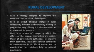 Rural development in india | PPTX