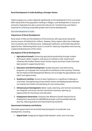 Rural Development in India Building a Stronger Nation.docx