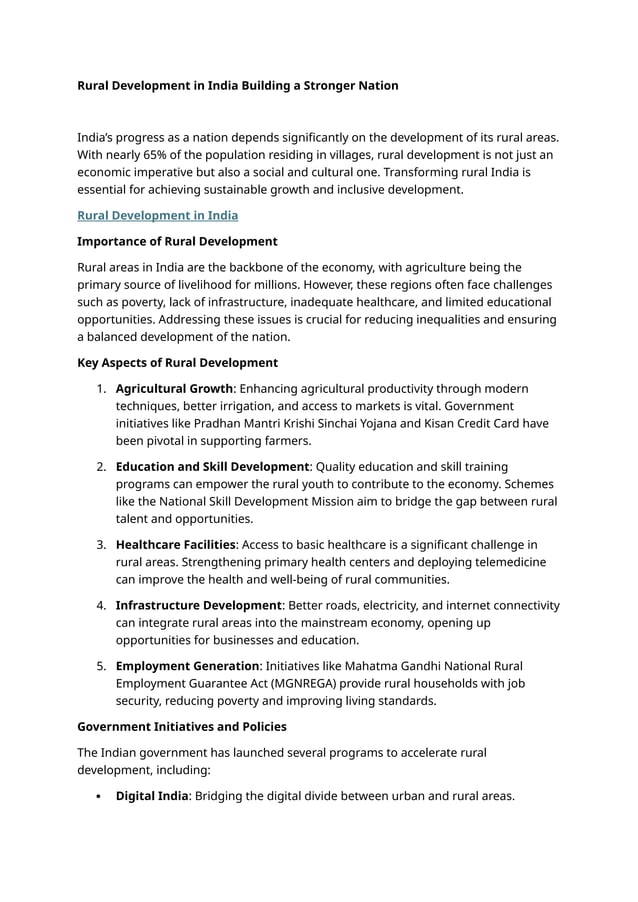 Rural Development in India Building a Stronger Nation.docx