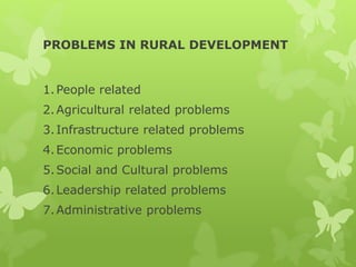 Rural Area development | PPTX