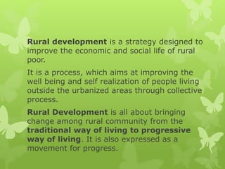 Rural Area development | PPTX