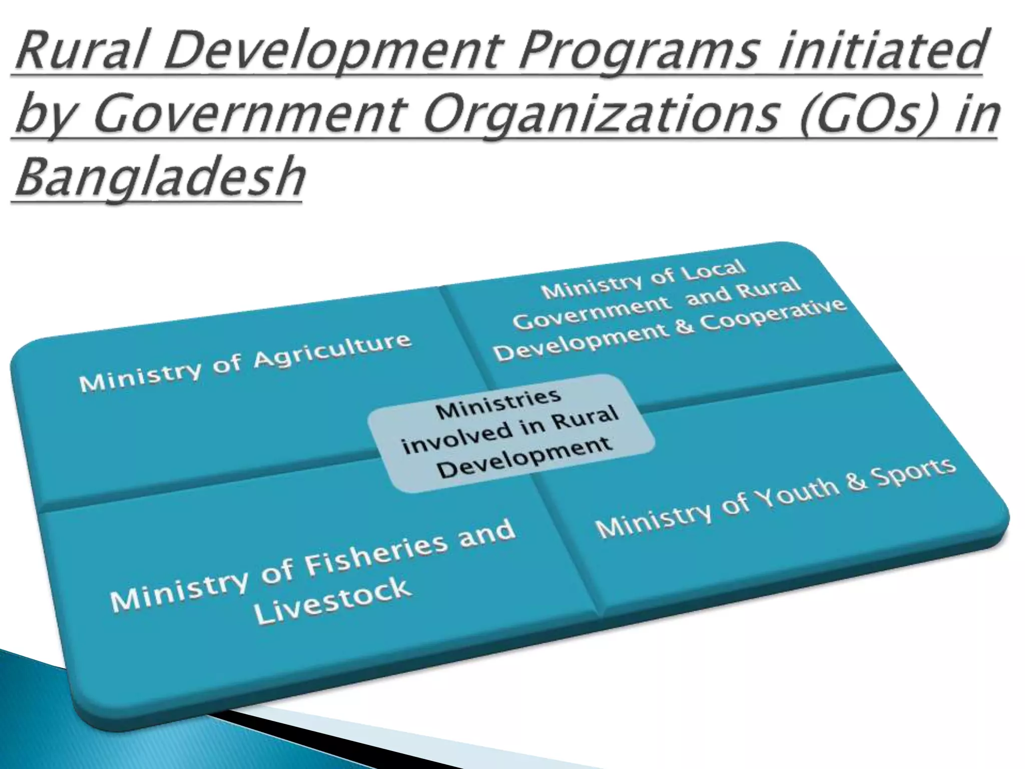 Rural development programs in bangladesh | PPTX