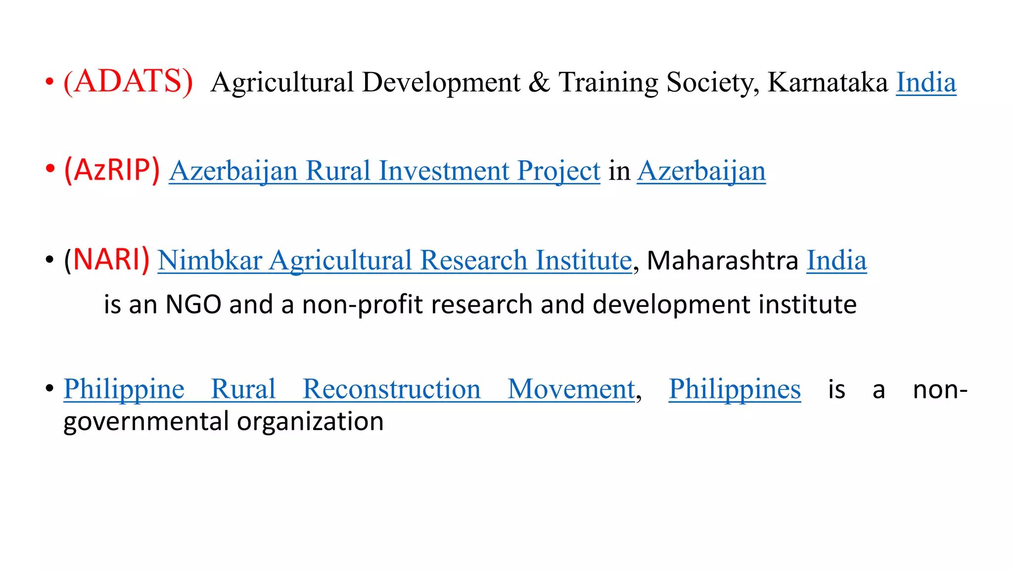 Rural development, Rural development Policies and Strategies. | PPTX
