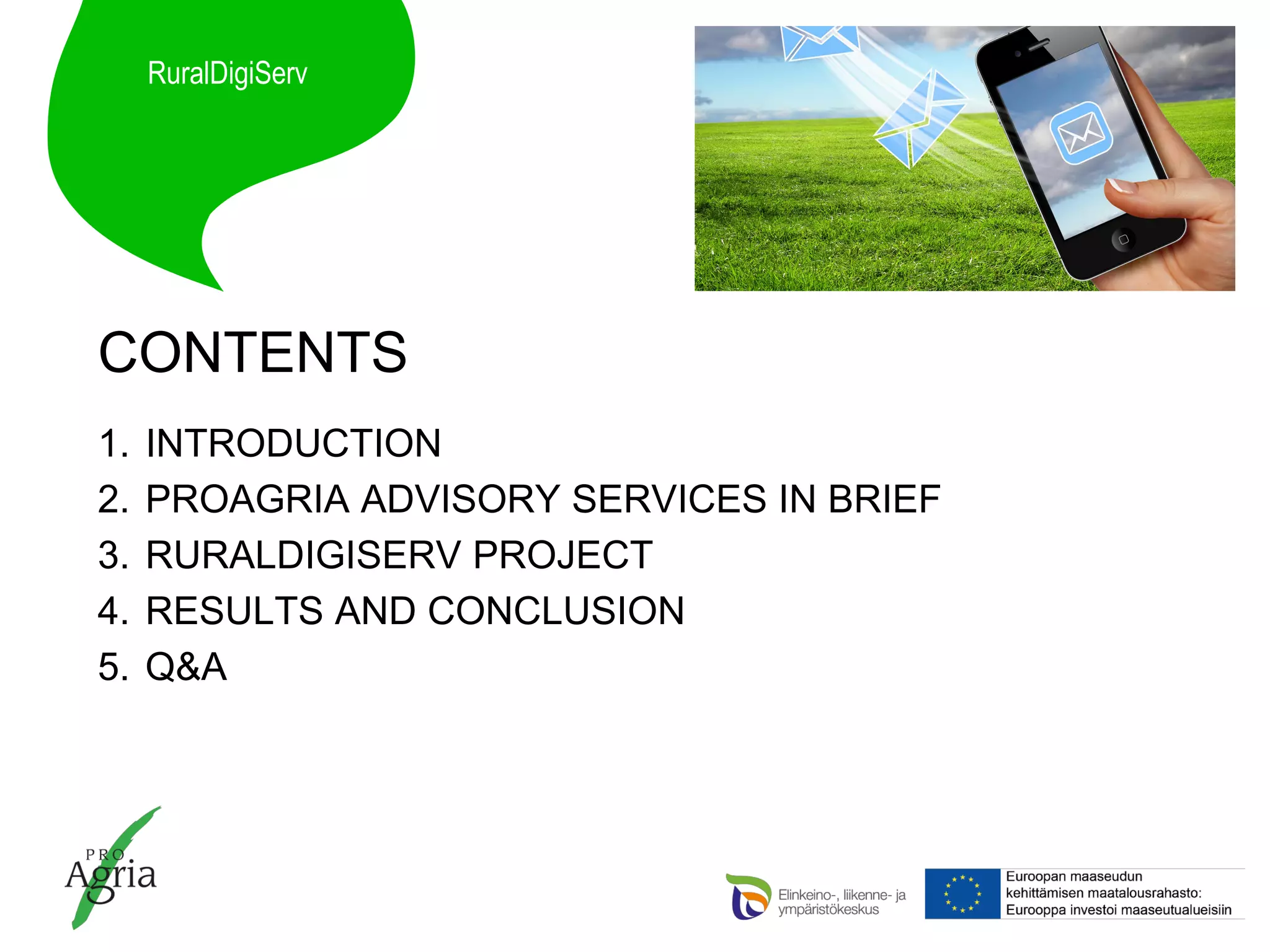 Rural Digiserv project | PDF