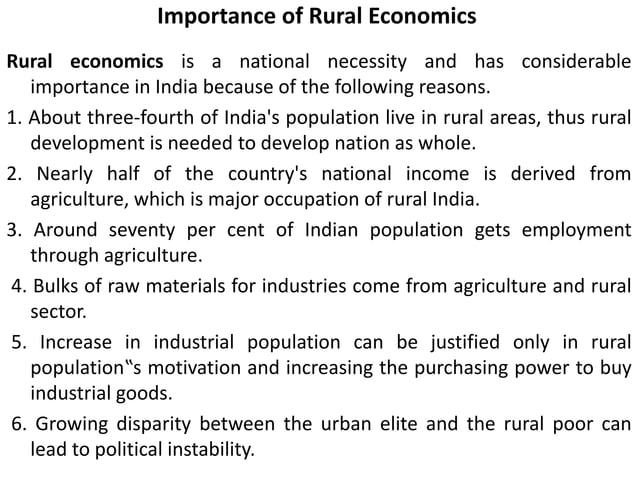 rural economics.pdf | Agriculture | Industries