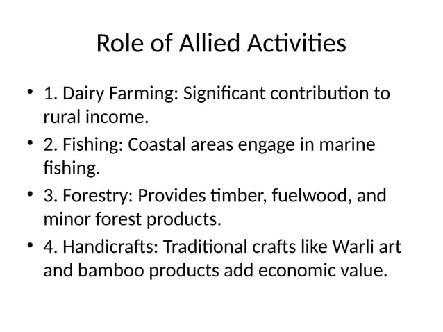 Learn more about Rural Economy in Maharashtra | PPTX