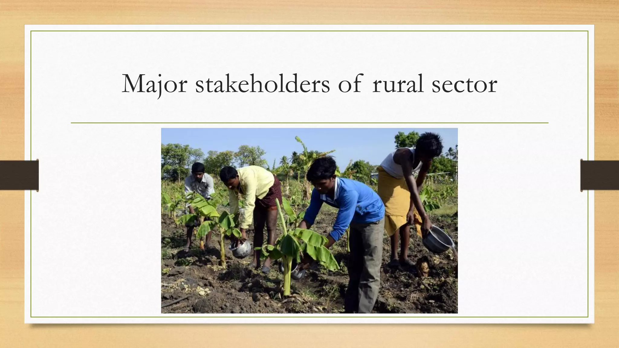 Rural economy of India (Rural Development - Principles, Policies, and ...