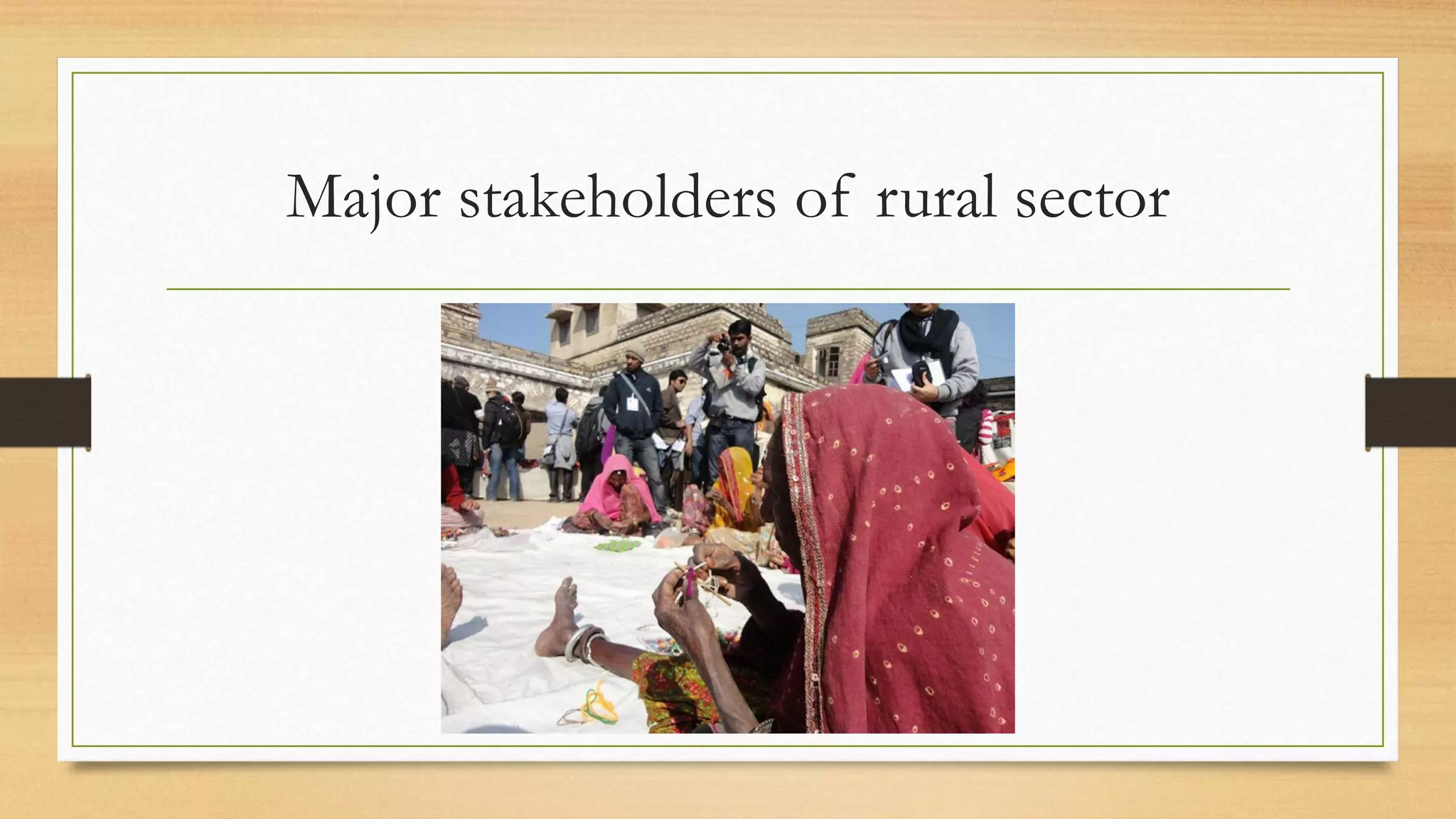 Rural economy of India (Rural Development - Principles, Policies, and ...