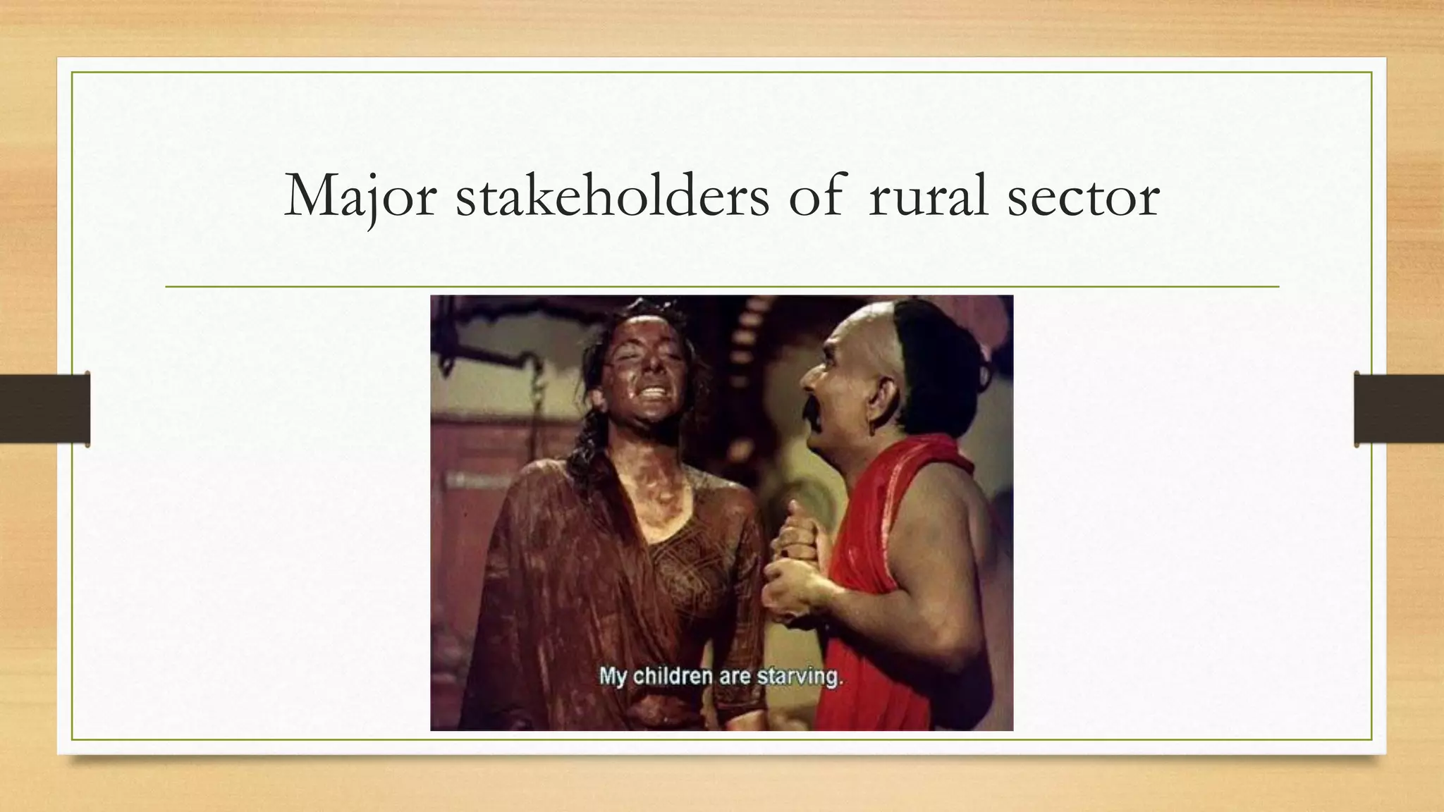 Rural economy of India (Rural Development - Principles, Policies, and ...