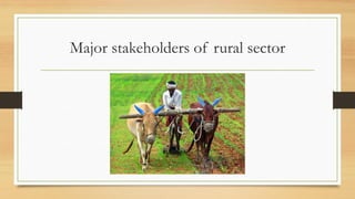 Rural economy of India (Rural Development - Principles, Policies, and ...