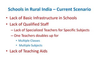 Rural Education Project | PPTX