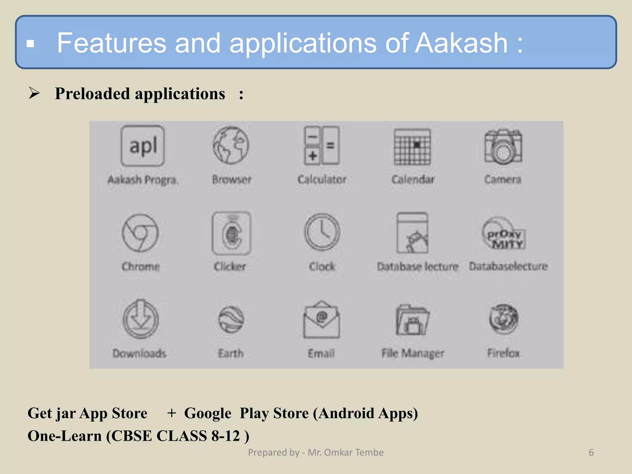 Rural Education Using Akash Tablet | PPT