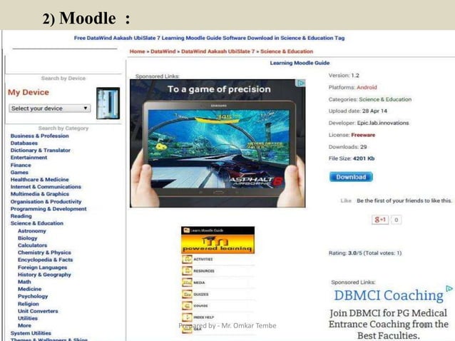 Rural Education Using Akash Tablet | PPT