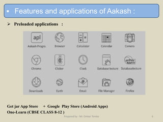 Rural Education Using Akash Tablet | PPT