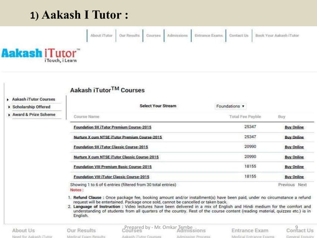 Rural Education Using Akash Tablet | PPT