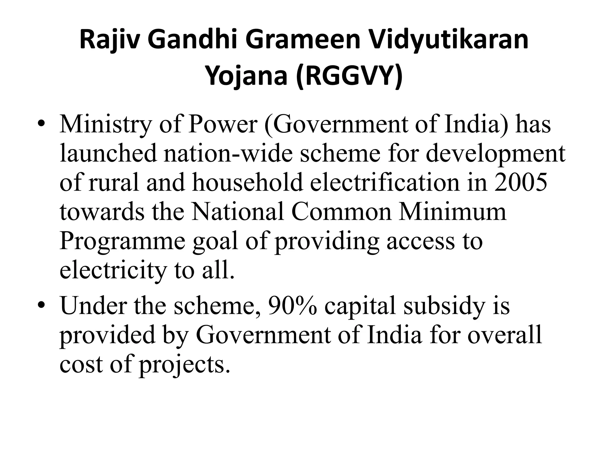 Rural electrification | PPTX